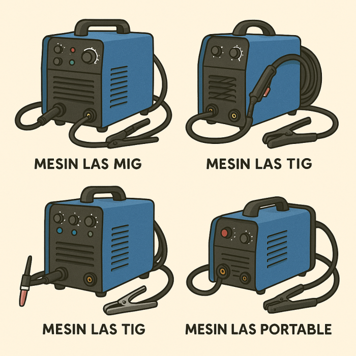 Jenis Jenis Mesin Las dan fungsinya