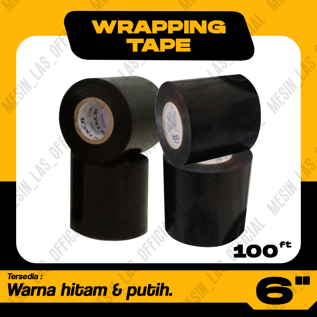 Polyken Wrapping Pipa Bawah Tanah 6 inch x 100 ft Black Di Jakarta Selatan