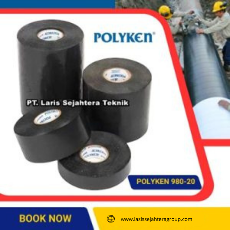 Polyken Wrapping Tape 980 20 BLK 4inxh x 100feet Di Jakarta - Laris ...